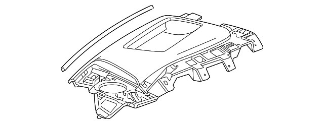 2021-2022 GMC Black Head-Up Display Bezel 84273105 | GMPartsDirect.com