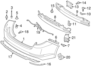 86690-4C700 - Lower Cover 2014-2015 Kia Optima | Kia.Parts Store