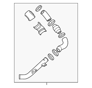 2017-2020 Hyundai Inter-Cooler Hose 28250-2B720 | World OEM Parts Hyundai