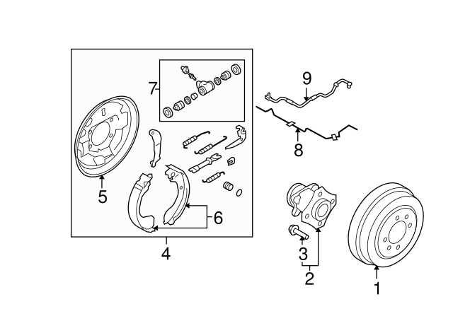44100-ET000 - Wheel Cylinder 2007-2014 Nissan | Nissan Parts ...