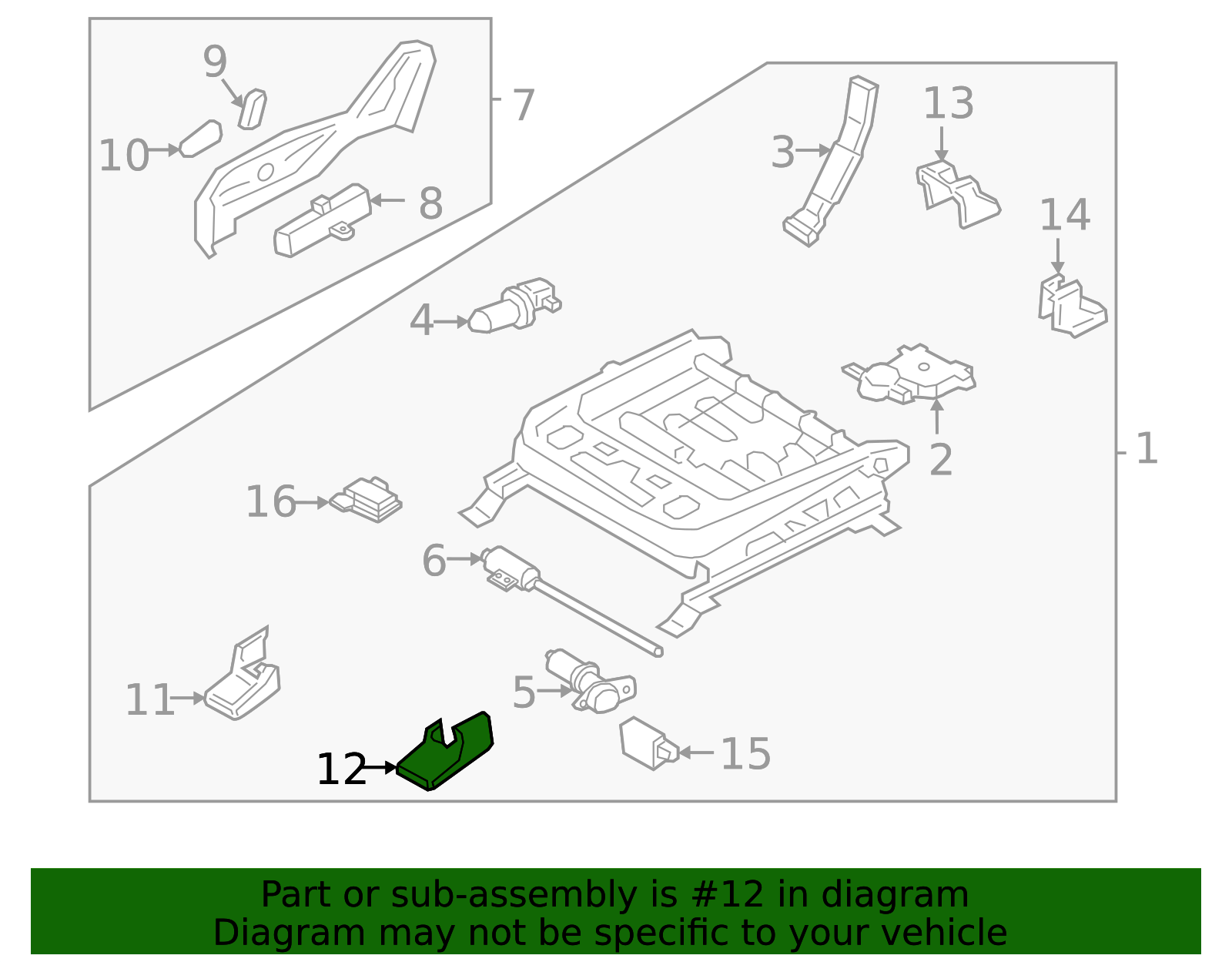 88561-S1100-NNB - 2021-2023 Hyundai Santa Fe - Track End Cover ...