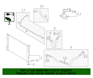25333-P2000 - Radiator Assembly Upper Bracket 2021-2022 Kia | Kia.Parts ...