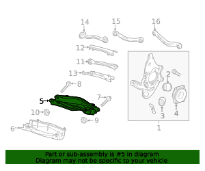 205-352-33-00 - Suspension Control Arm 1995-2025 Mercedes-Benz ...