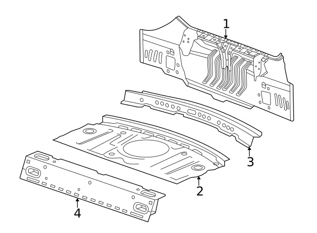 84852092 - Rear End Panel 2020-2024 Cadillac CT4 | AwesomeParts.com
