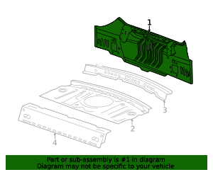 84852092 - Rear End Panel 2020-2024 Cadillac CT4 | GM Parts Warehouse
