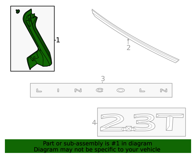 2020-2023 Lincoln Corsair Sensor Assembly lj7z78406a77a | TascaParts.com
