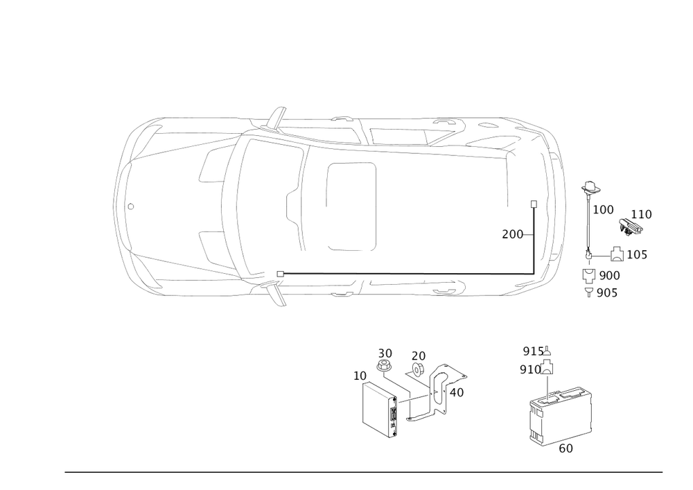 2006-2012 Mercedes-Benz Control Unit 164-540-70-45 | Keyes Mercedes Parts