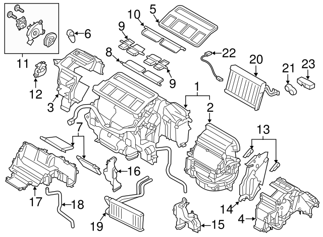 2016 Subaru Legacy Actuator 72131AJ14A | OEM Parts Online