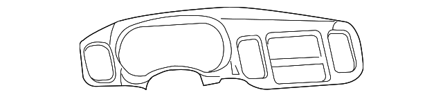 2015-2018 Dodge Charger Cluster Trim 68294121AA | TascaParts.com