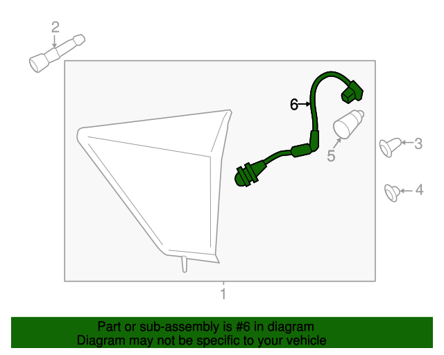 2017-2019 Ford Escape Socket & Wire HJ5Z-13410-A | Blue Springs Ford Parts