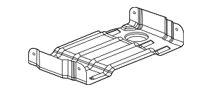 2020-2024 GM Rear Frame Heat Shield 84619049 GM | GMPartsDirect.com