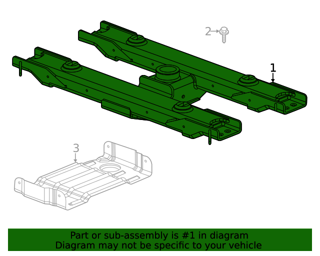 84632891 - Box-Mounted Trailer Hitch 2020-2024 GM | Chevrolet Parts Direct