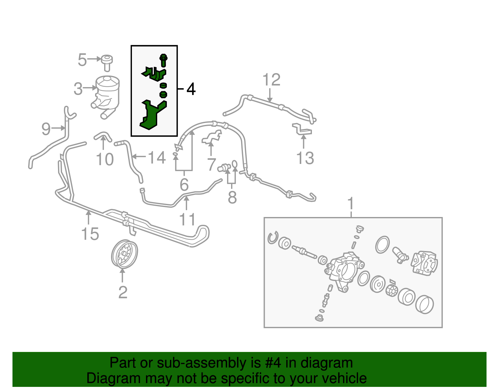 53711-SWA-000 - Reservoir Bracket 2007-2011 Honda CR-V | Honda Parts Online