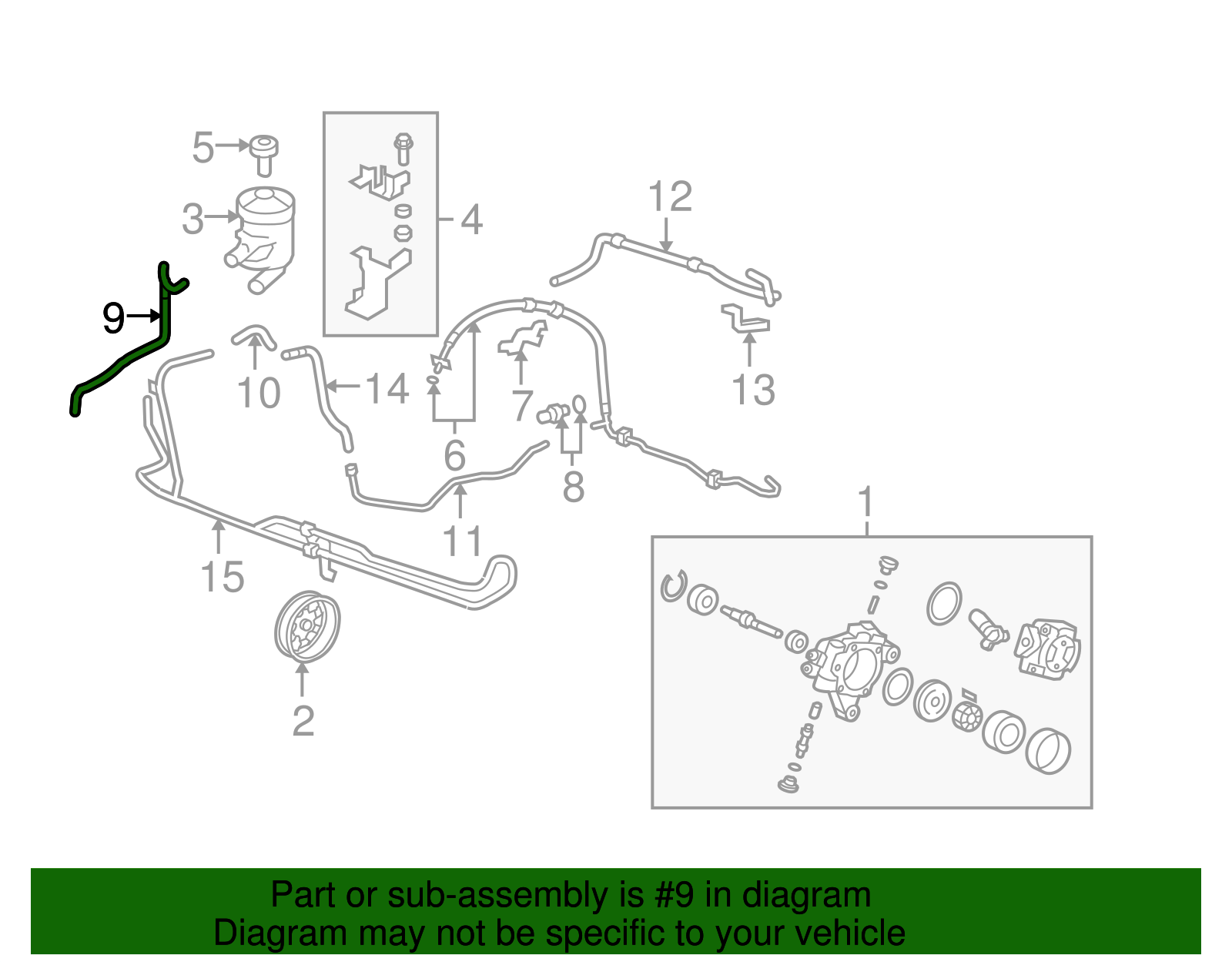 53733-SXS-A01 - Reservoir Hose 2007-2011 Honda CR-V | Honda Parts Online