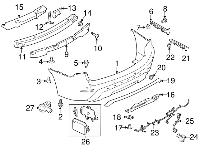 2017-2020 Nissan Pathfinder Molding 85072-9PF0A | Nissan Parts Plus