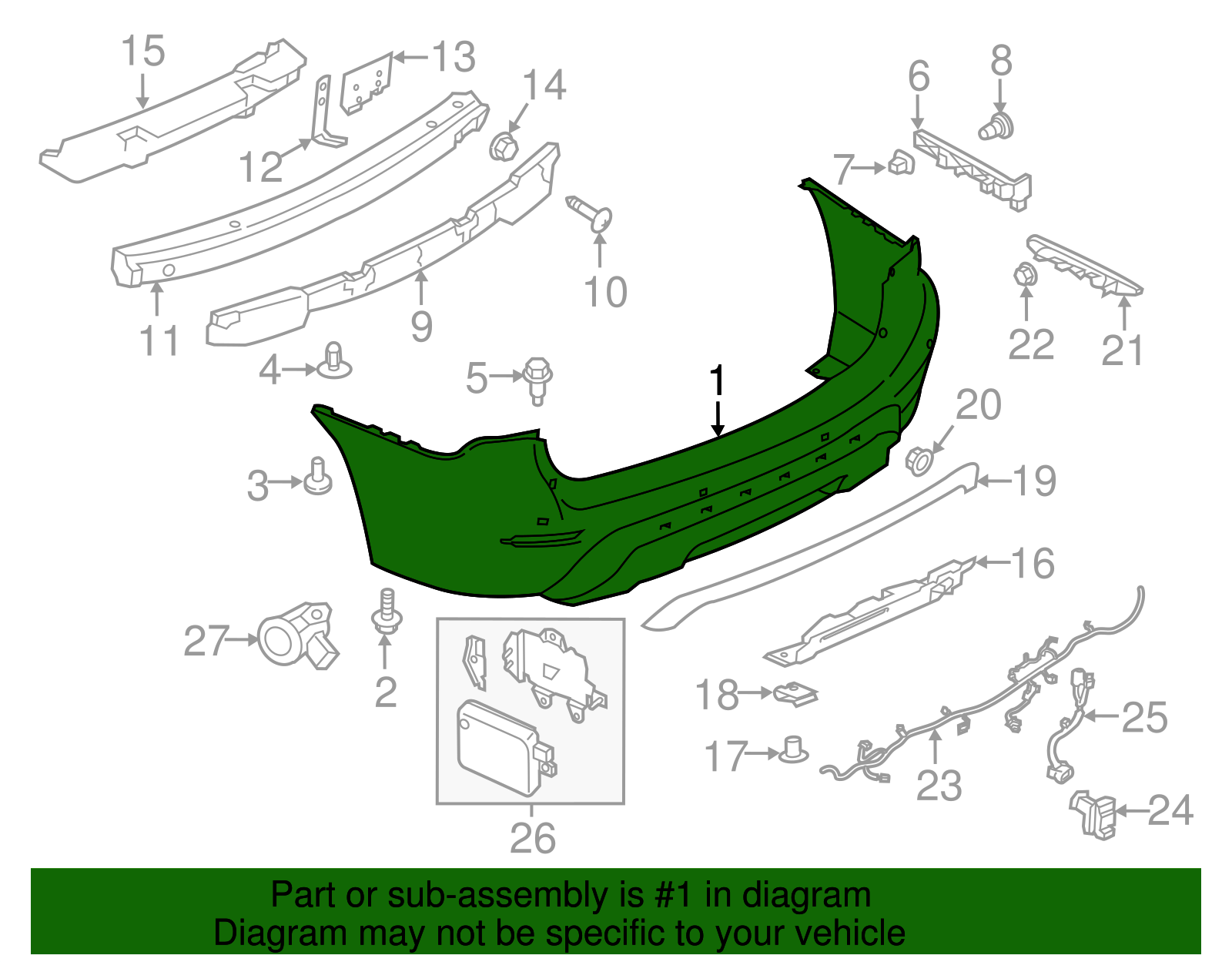 62022-9CZ0H - Bumper Cover 2019-2020 Nissan Pathfinder | Nissan ...