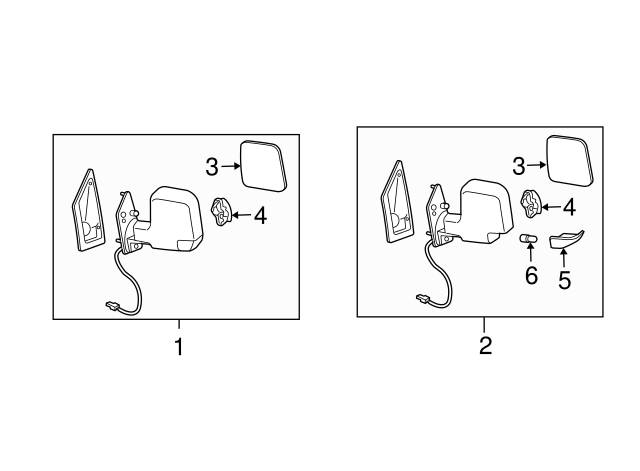 84994864 GM Driver Side Door Mirror | GM Parts Store