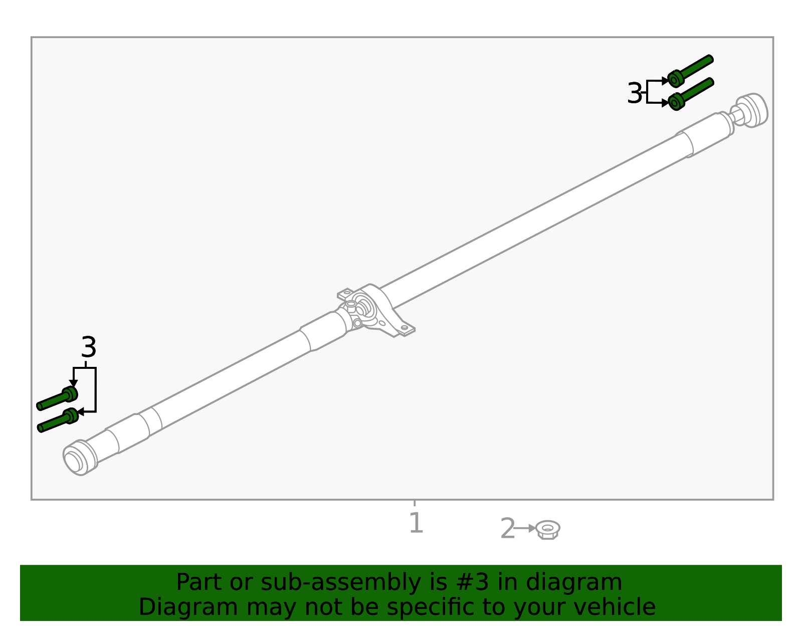2020-2025 Ford Drive Shaft Bolt LX6Z-4B496-A | OEM Parts Online