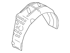 86822-D5000 - Wheelhouse Liner 2016-2020 Kia Optima | Kia.Parts Store