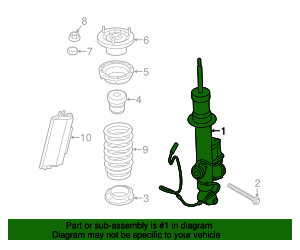 37-12-6-796-860 - Shock Absorber 2011-2016 BMW | AutoNationParts.com