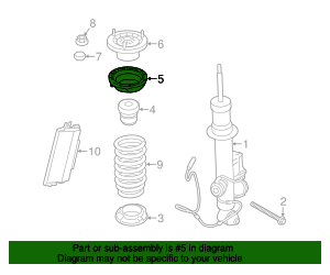 2011-2019 BMW Upper Spring Insulator 33-53-6-775-751 | Online BMW Shop