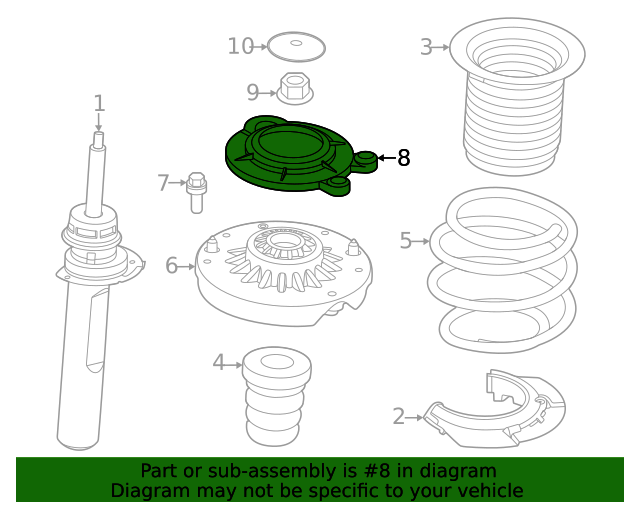 Genuine BMW 31-30-6-872-562 | Retainer Ring | FREE Shipping on Most ...