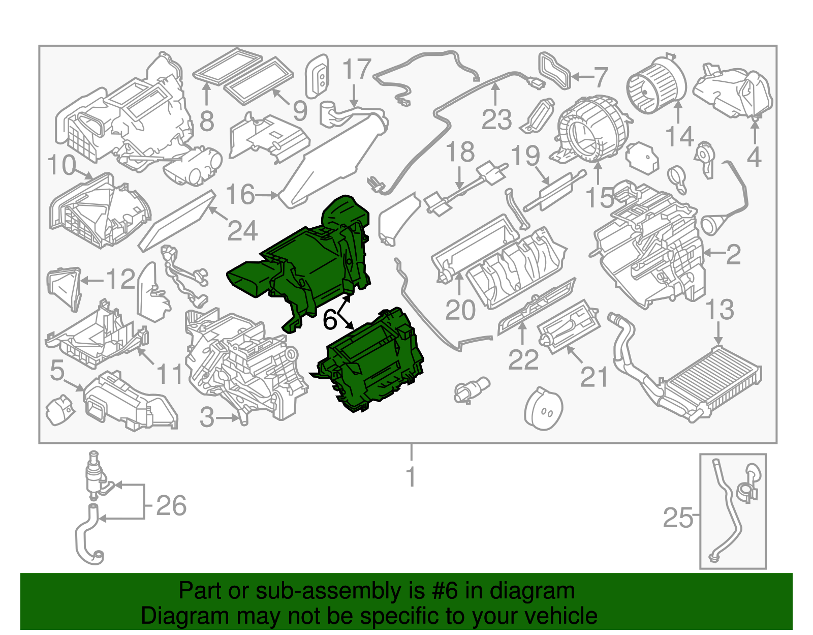 2011-2017 Nissan Defroster Duct 27815-1KM0B | Nissan Parts Central