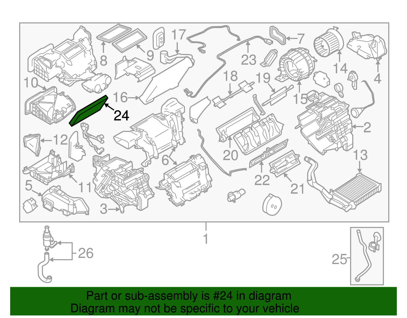 2014-2017 Nissan Juke Air Filter 27891-1FD0A | Temecula Nissan Parts