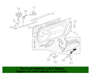 230-720-02-66-64 - Pocket Clip 2003-2012 Mercedes-Benz | Mercedes-Benz ...