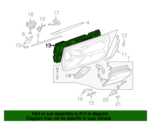 230-727-05-87 - Water Deflector 2003-2012 Mercedes-Benz | Mercedes-Benz ...