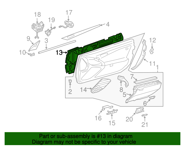 230-727-05-87 - Water Deflector 2003-2012 Mercedes-Benz | Mercedes-Benz ...
