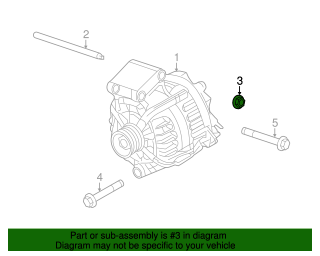 Ford -W520103-S437 - Suspension Stabilizer Bar Link Nut - 2000-2021 ...