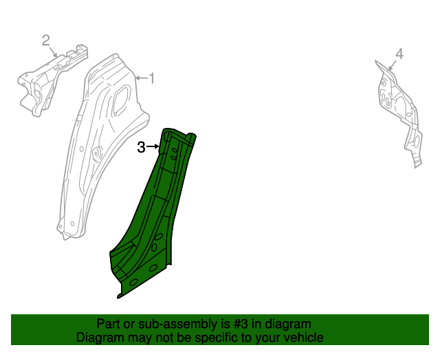 4536306002 - Front Reinforced 2016-2019 Smart | Mercedes-Benz USA Parts