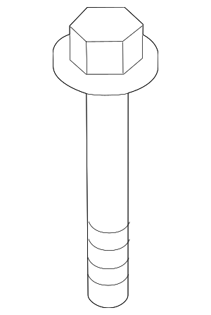 Genuine BMW 33-32-6-764-966 | Trailing Arm Mount Bolt | FREE Shipping ...