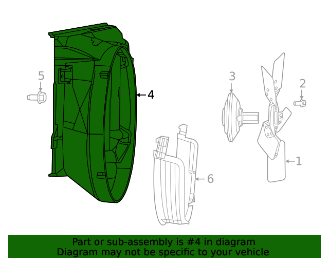 2019 Ram Fan Shroud 68359839AB | TascaParts.com