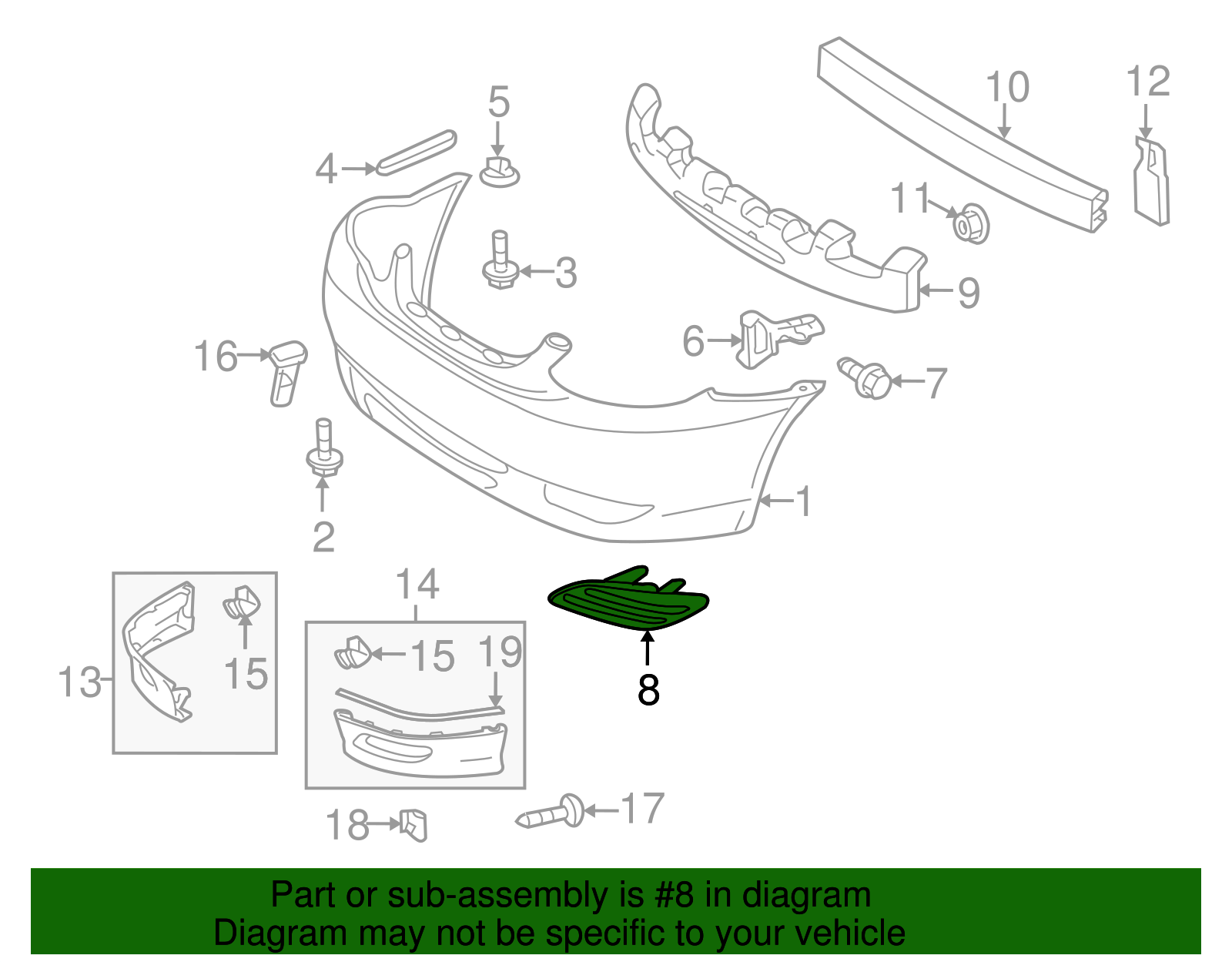 2005-2008 Toyota Corolla Jack Plug Cover (Right, Front) 52127-02170 ...