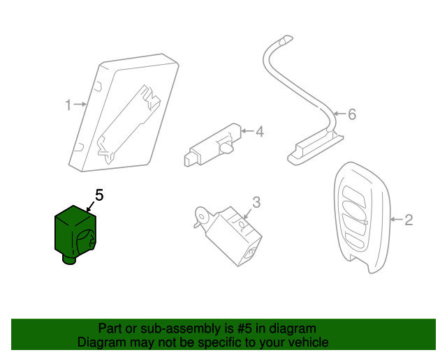 2015-2021 Subaru Warning Buzzer 88021AL00A | Subaru Parts Store