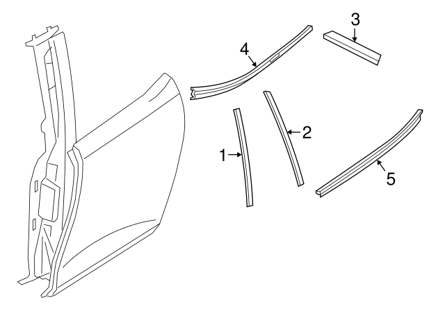 51137453549 - 2014-2020 BMW Applique (51-13-7-453-549) | BMW of South ...
