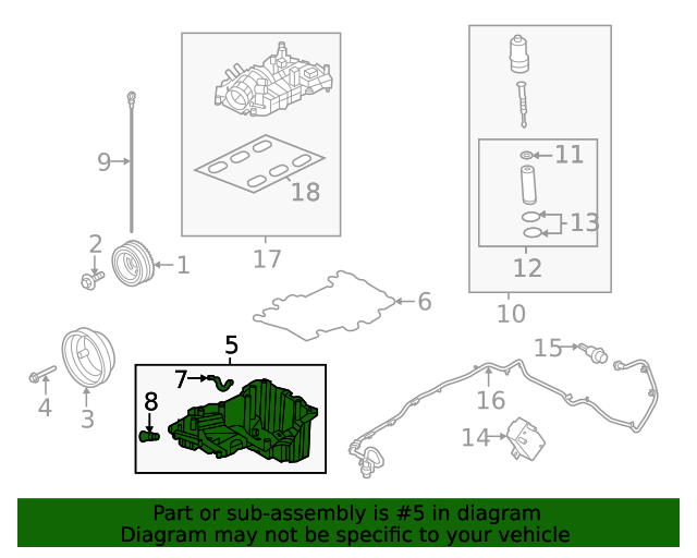 2021 Ford Bronco Oil Pan MB3Z-6675-B | TascaParts.com
