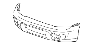 2002-2005 Chevrolet Front Upper Bumper Cover 88937047 GM ...