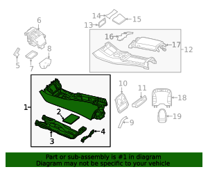 222-680-99-06-5F05 - Console Base 2018-2021 Mercedes-Benz | Mercedes ...