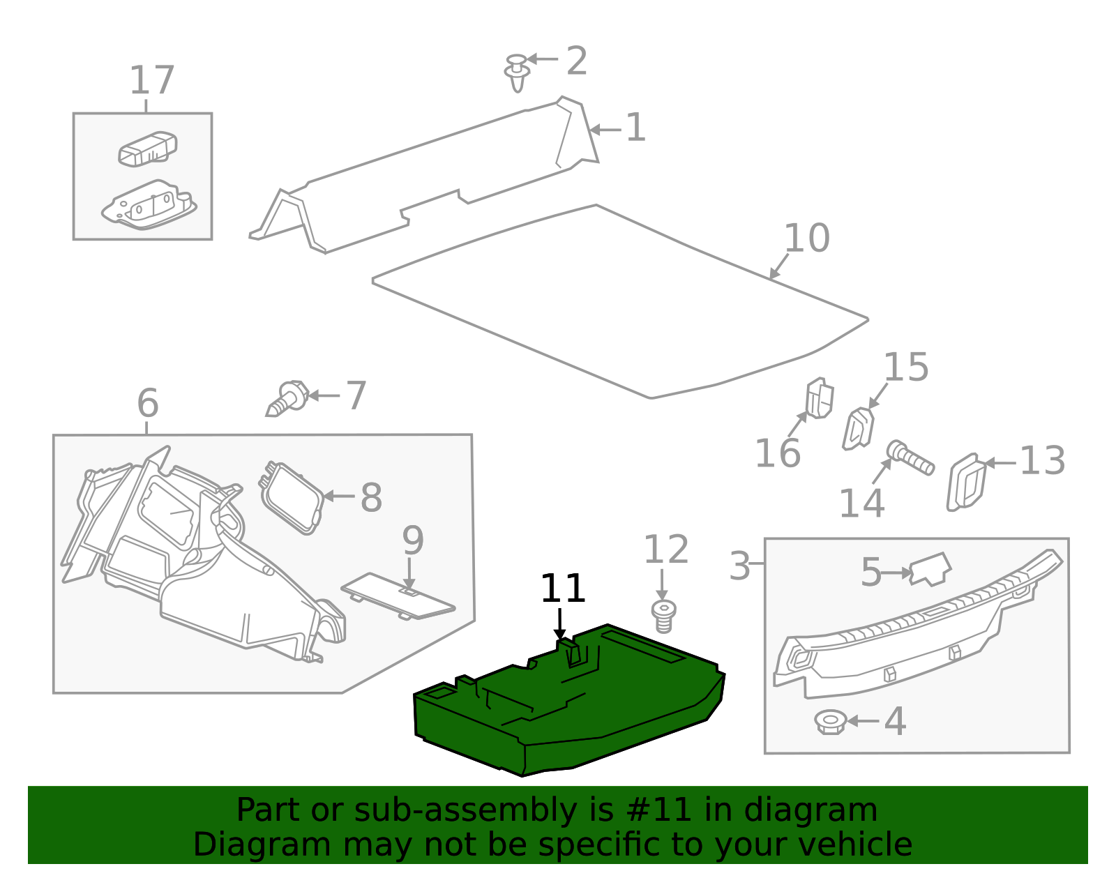 2020-2025 Cadillac F Support 84576309 GM | GMPartsDirect.com