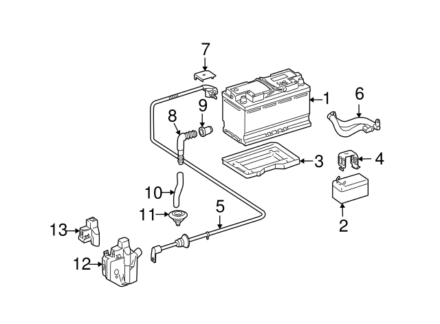 164-540-08-50 - Junction Block 2010-2012 Mercedes-Benz ...