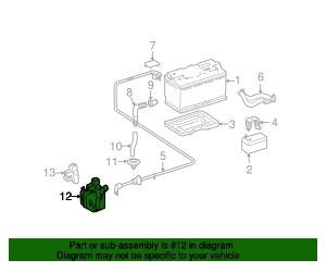 164-540-08-50 - Junction Block 2010-2012 Mercedes-Benz ...