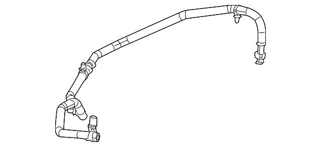 Coolant Bottle Vent Hose 68236733AA | DodgeParts.com