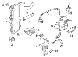 Coolant Bottle Vent Hose 68236733AA | DodgeParts.com