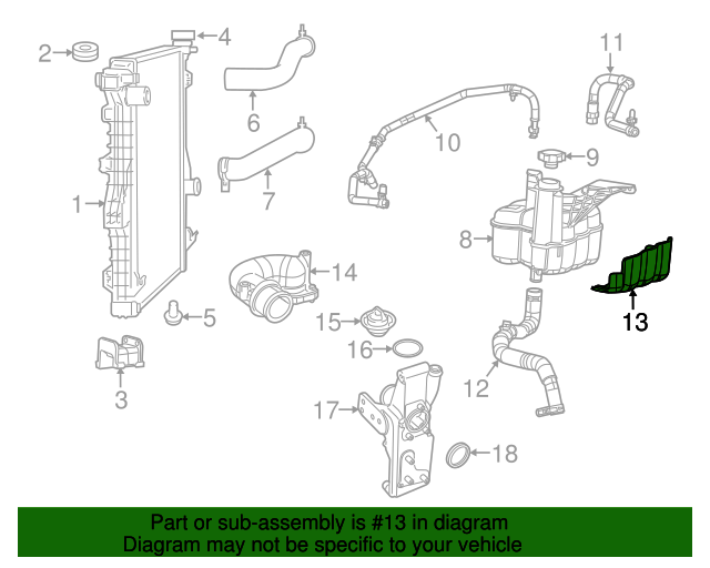 2013-2018 Ram Shield 52014725AA | TascaParts.com