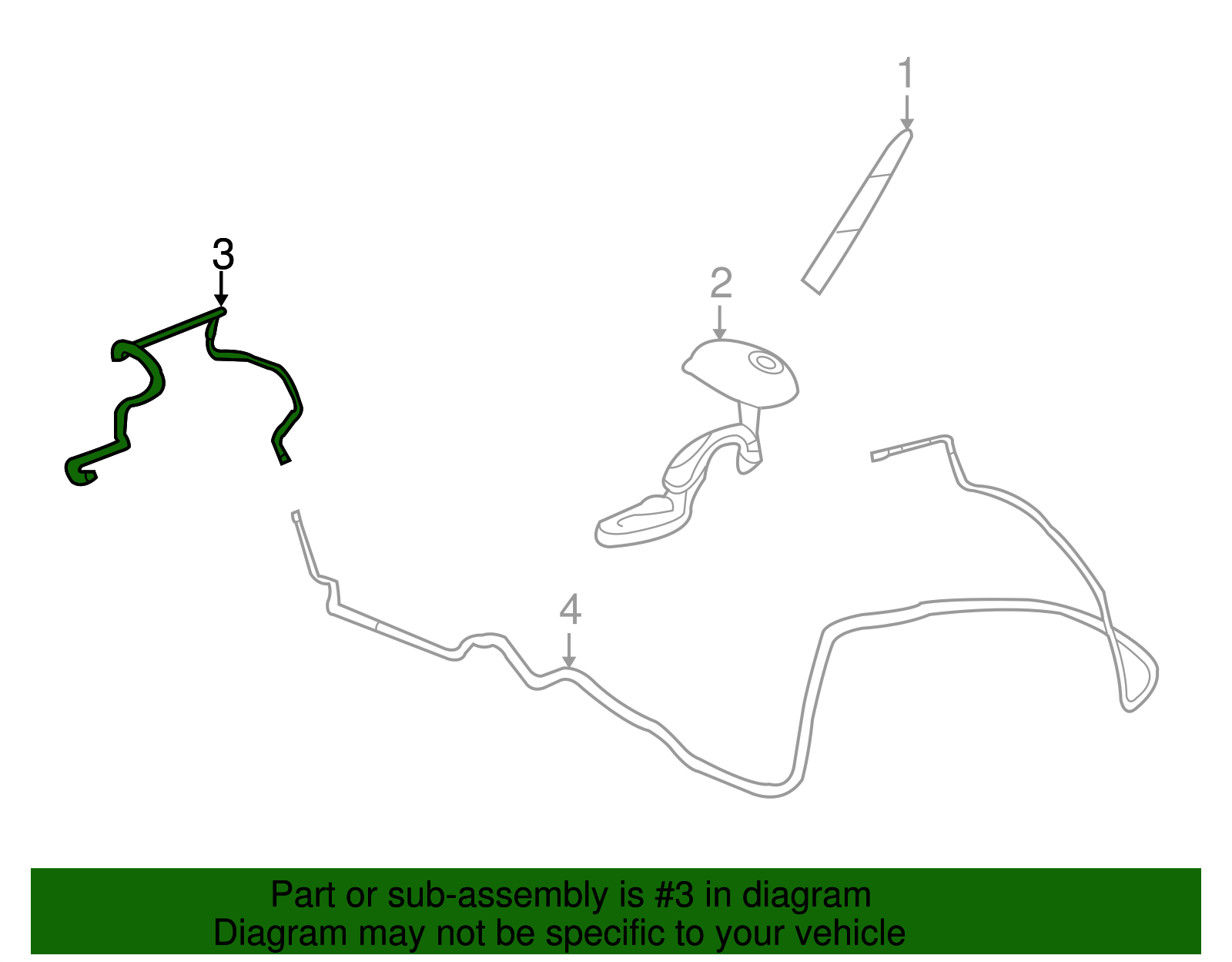 2017 Buick Enclave Antenna Cable 23377413 | Courtesy Parts