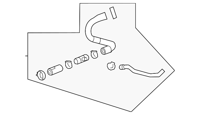 2017-2022 GM Radiator Outlet Hose 84863061 | TascaParts.com