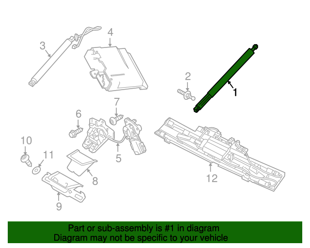 31385847 - Strut Cylinder - 2017-2020 Volvo | Volvo OEM Parts Direct